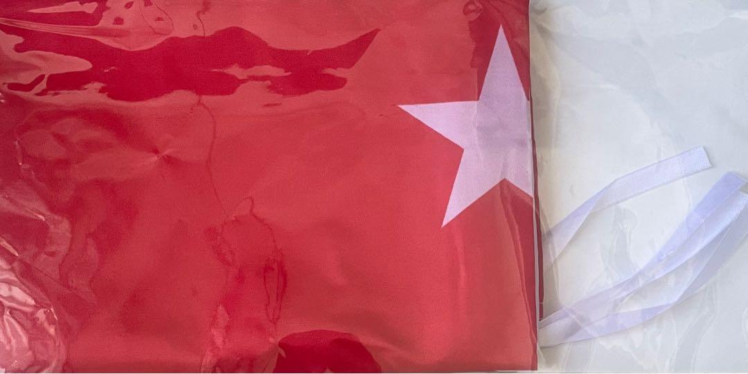 Singapore NDP Flag 137cm x 91cm @ $4.95, Hobbies & Toys, Stationery ...