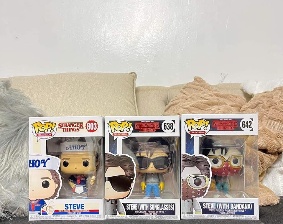 STEVE BUNDLE STRANGER THINGS FUNKO POP, Hobbies & Toys, Toys & Games on ...