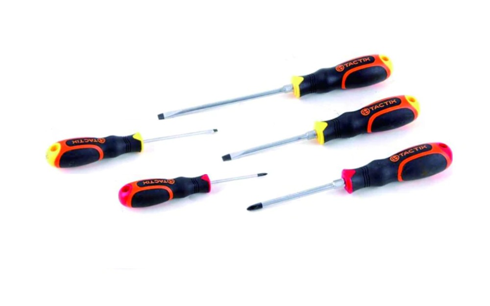Tactix Screw Driver and Philip head for Comfortable handles ...