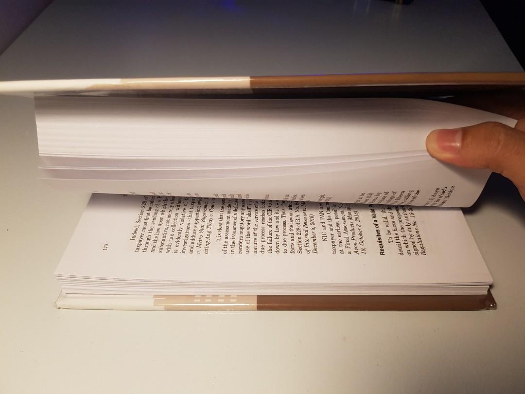 Taxation Law by Raegan L. Capuno (vol. 2), Hobbies & Toys, Books ...