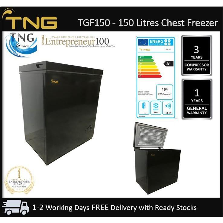 TNG 150 Litres Chest Freezer, TV & Home Appliances, Kitchen Appliances ...
