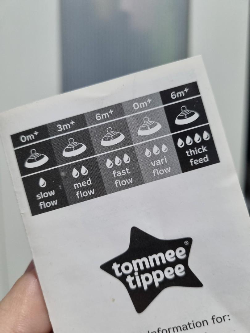 Tommee Tippee Fast Flow Teats (number 3) x3, Babies & Kids, Nursing ...