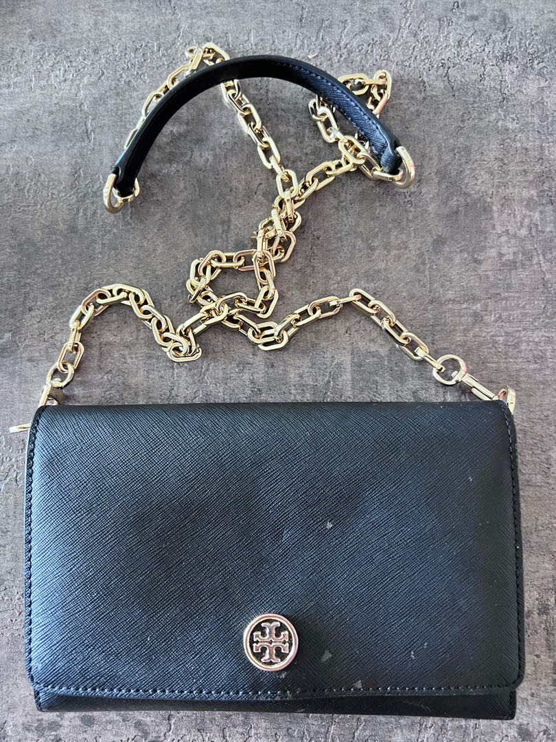Tory Burch wallet on chain (WOc), Women's Fashion, Bags & Wallets ...
