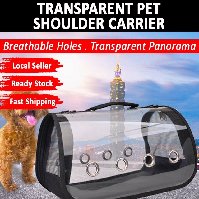 TPE098 Pet Transparent Carrier Foldable, Pet Supplies, Homes & Other ...