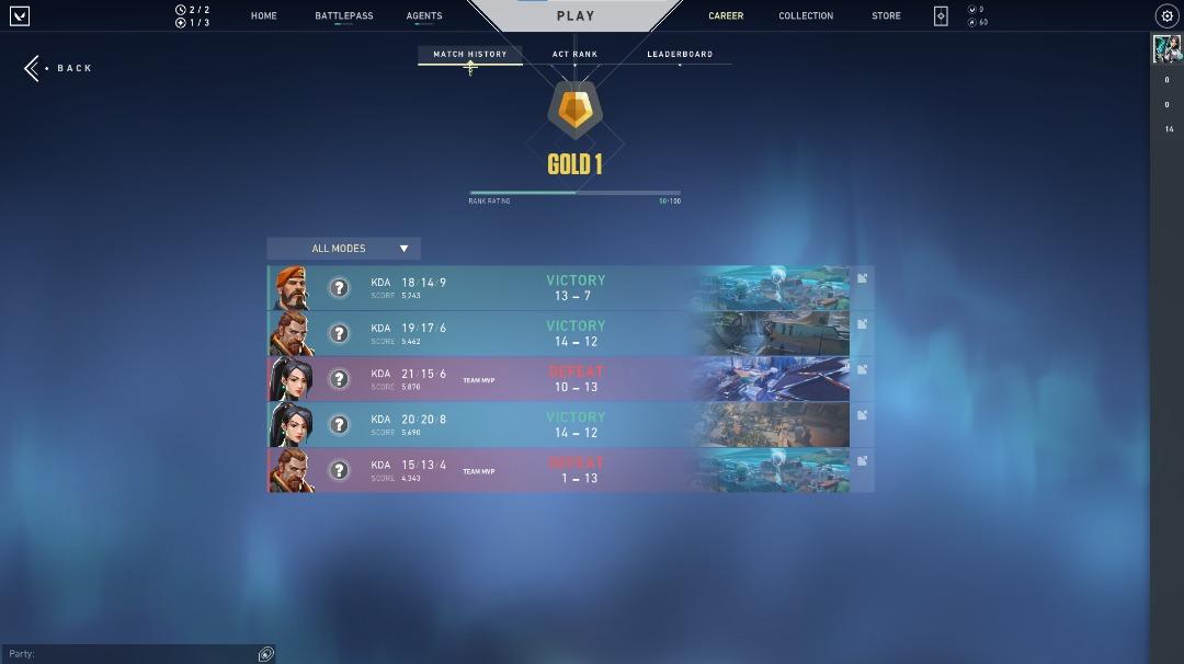 Valorant Account gold 1, Video Gaming, Gaming Accessories, Game Gift ...