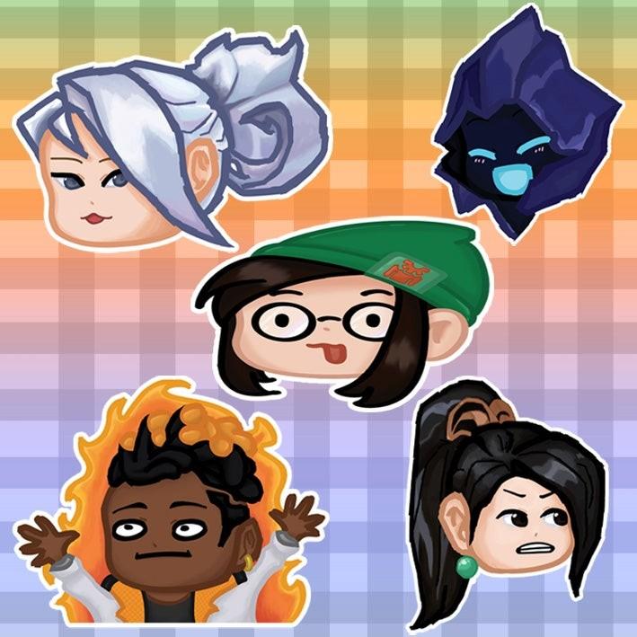 Valorant meme stickers, Hobbies & Toys, Stationery & Craft, Art ...