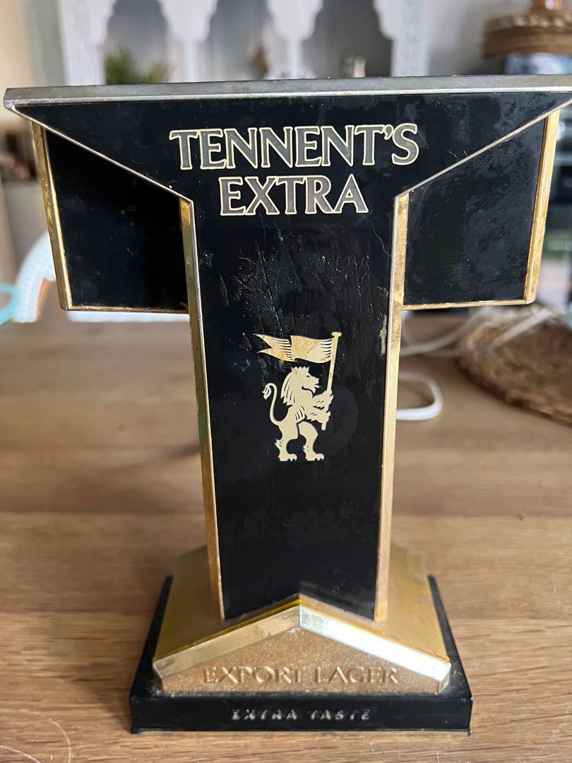 Vintage beer, wine, cider, whisky - signage / taps - Tennents Extra ...