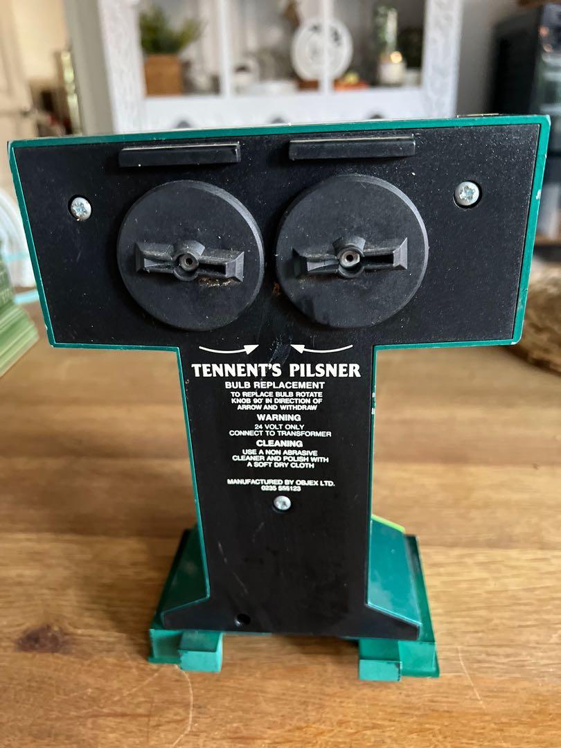 Vintage beer, wine, cider, whisky - signage / taps - Tennents Pilsner ...