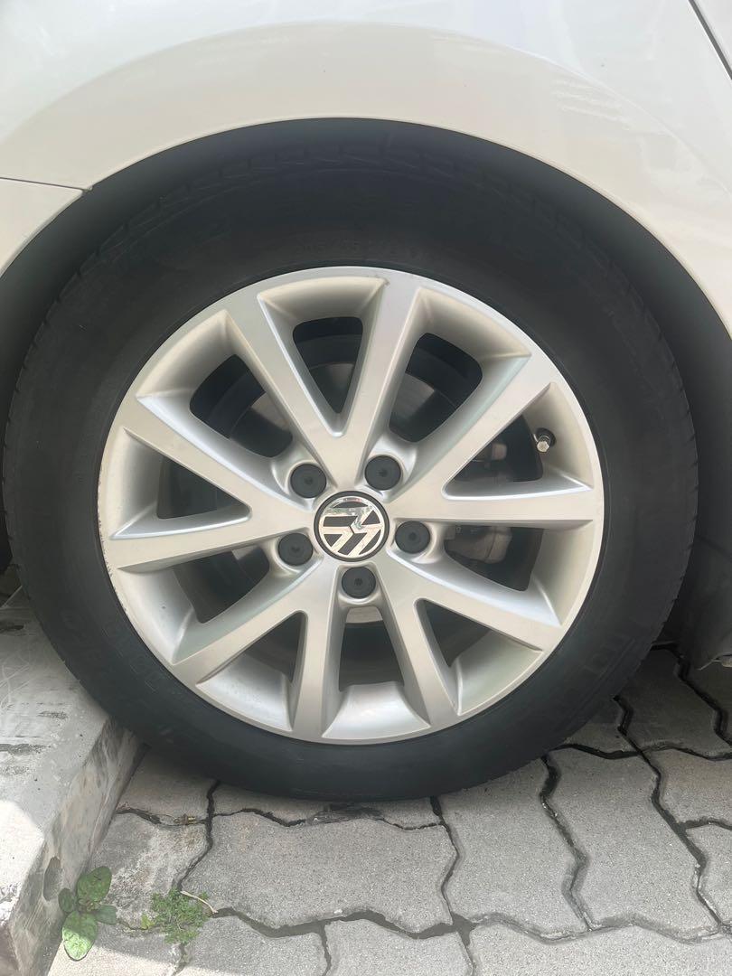 Volkswagen Jetta Stock Rims with Tyre, Car Accessories, Tyres & Rims on ...
