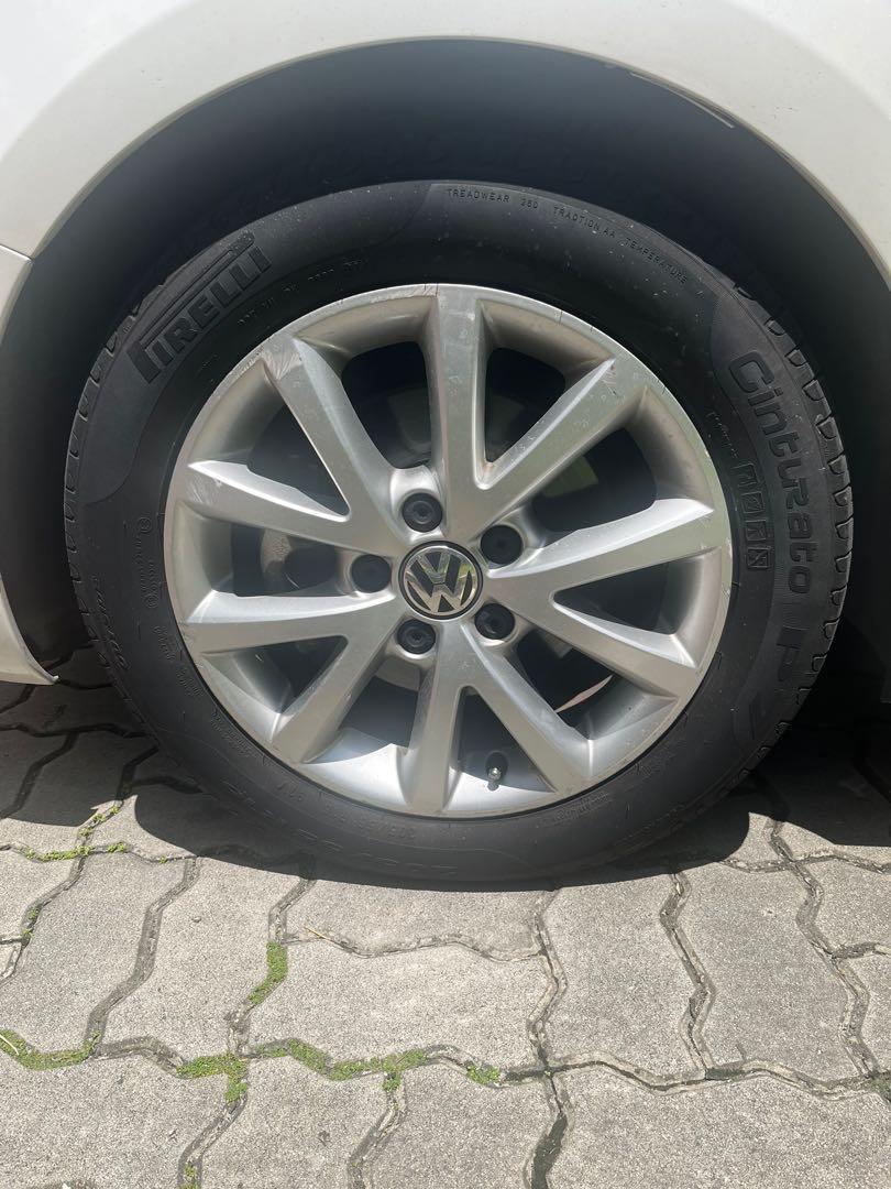 Volkswagen Jetta Stock Rims with Tyre, Car Accessories, Tyres & Rims on ...