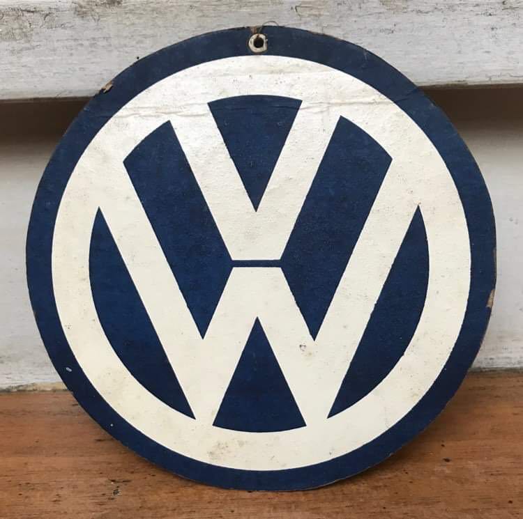 VW sign, Hobbies & Toys, Memorabilia & Collectibles, Vintage ...