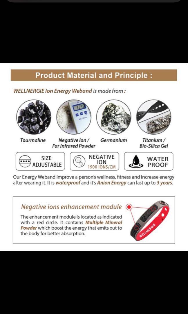 WELLNERGIE WEBAND, Sports Equipment, Other Sports Equipment and ...