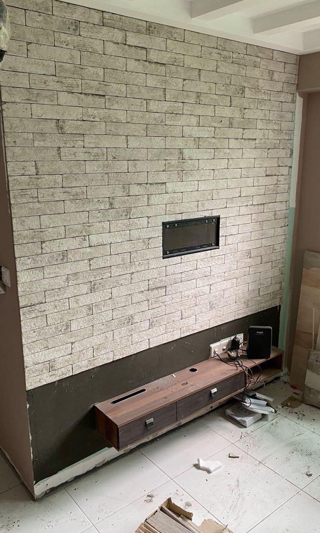 DIRECT TILING TEAM - Coloured brick craftstone, feature wall craft ...