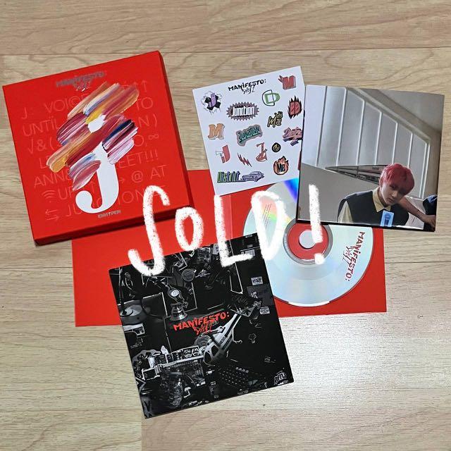 wts enhypen enha unsealed official inclusions albums manifesto day 1 ...