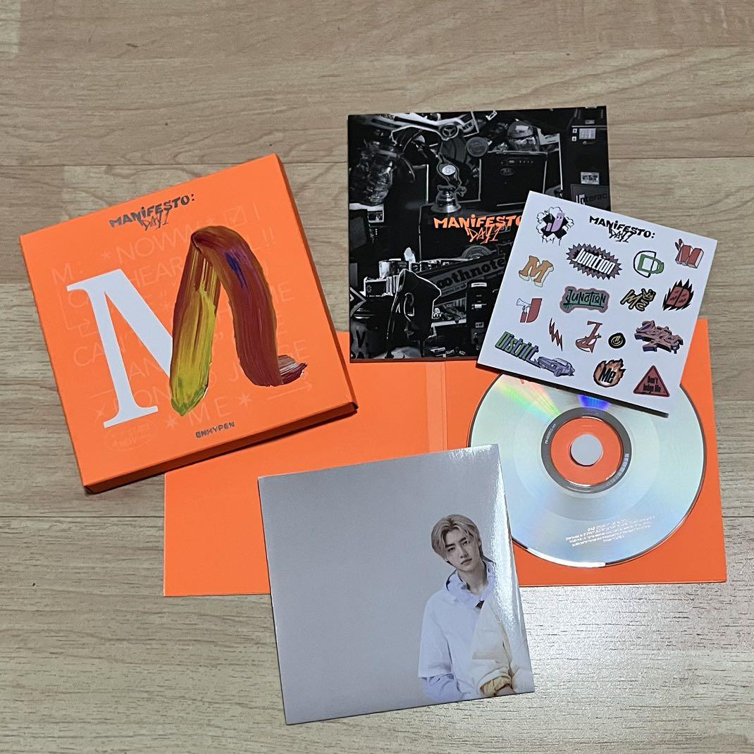 wts enhypen enha unsealed official inclusions albums manifesto day 1 ...