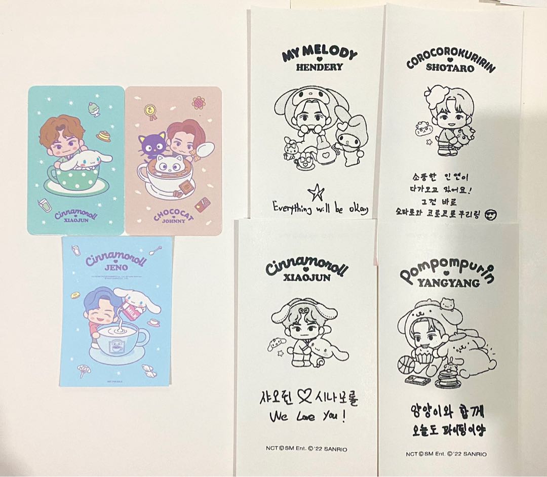 WTS NCT Sanrio Message Receipt Trading Card & Sticker, Hobbies & Toys ...
