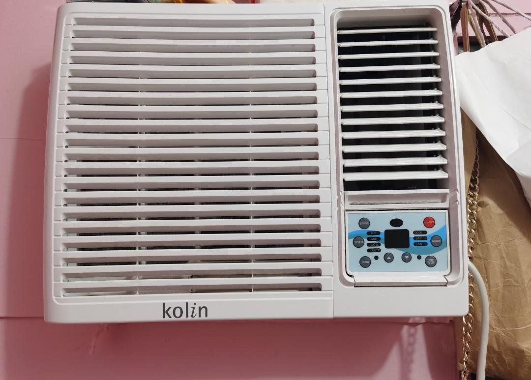 0.75HP REMOTE WINDOW TYPE AIRCON MODELO KOLIN, TV & Home Appliances ...