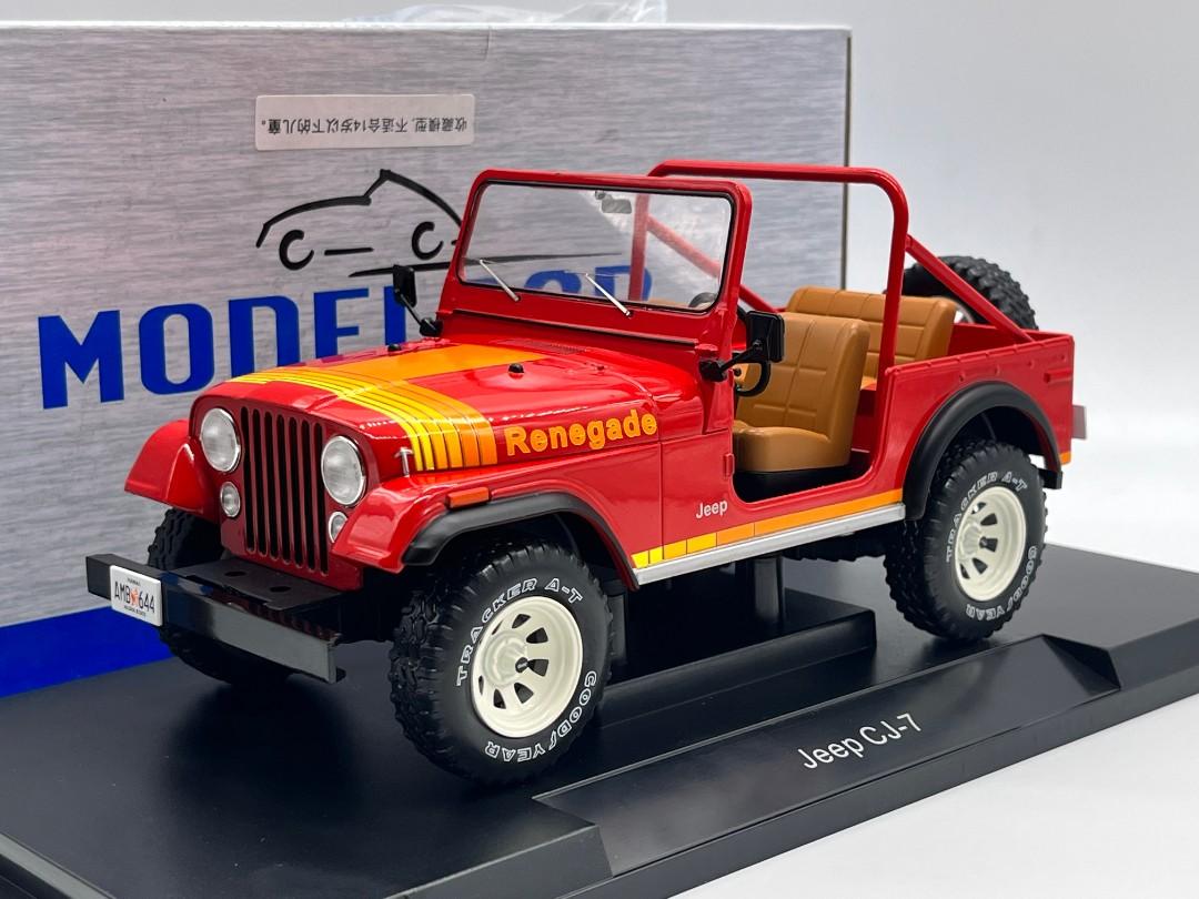 1:18 1/18 MCG Jeep CJ7 CJ-7 Open Top display model car, Hobbies & Toys ...
