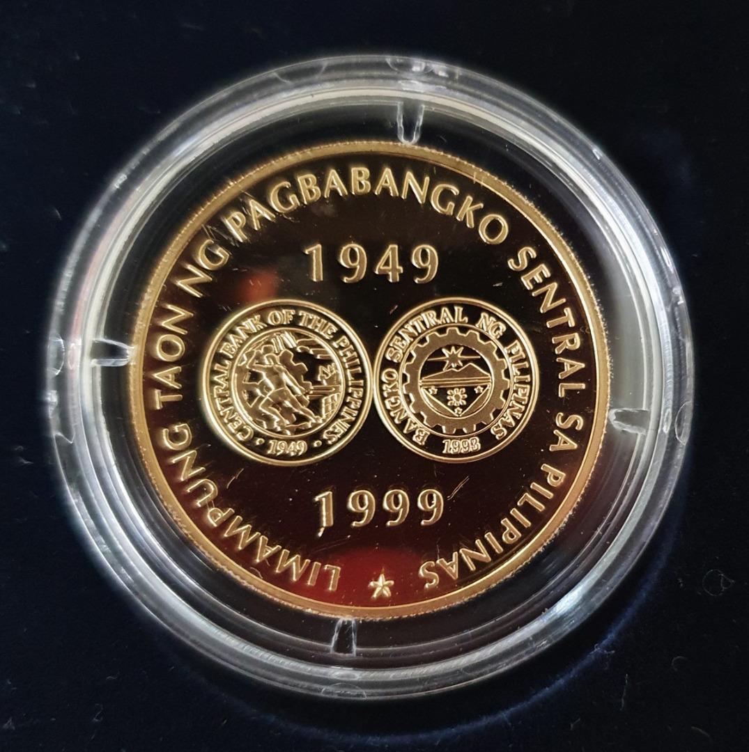 1999 BSP P5000 Gold Coin, Hobbies & Toys, Memorabilia & Collectibles ...