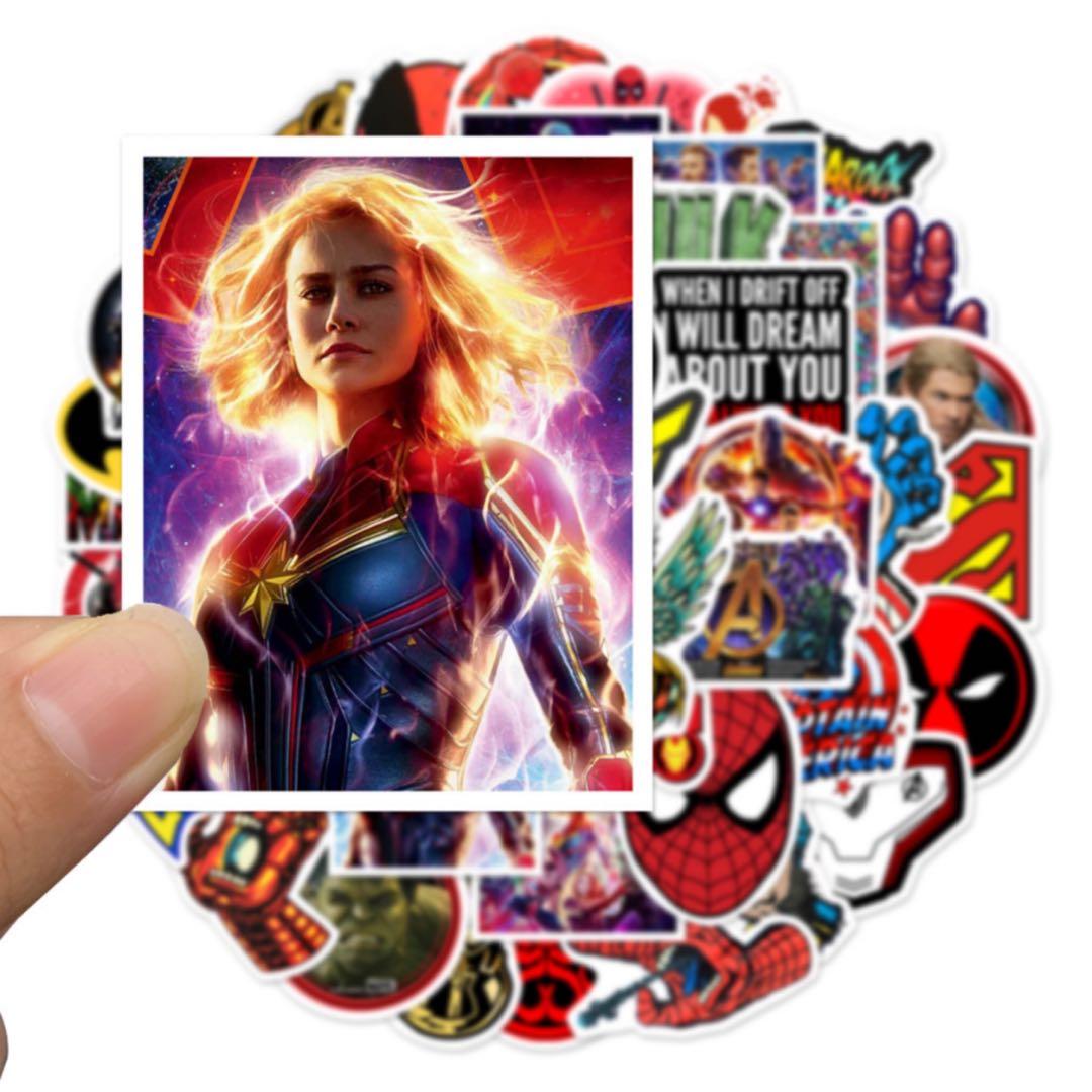 50Pcs/Set Super Heroes Marvel Series 04 Batman Superman Ironman ...