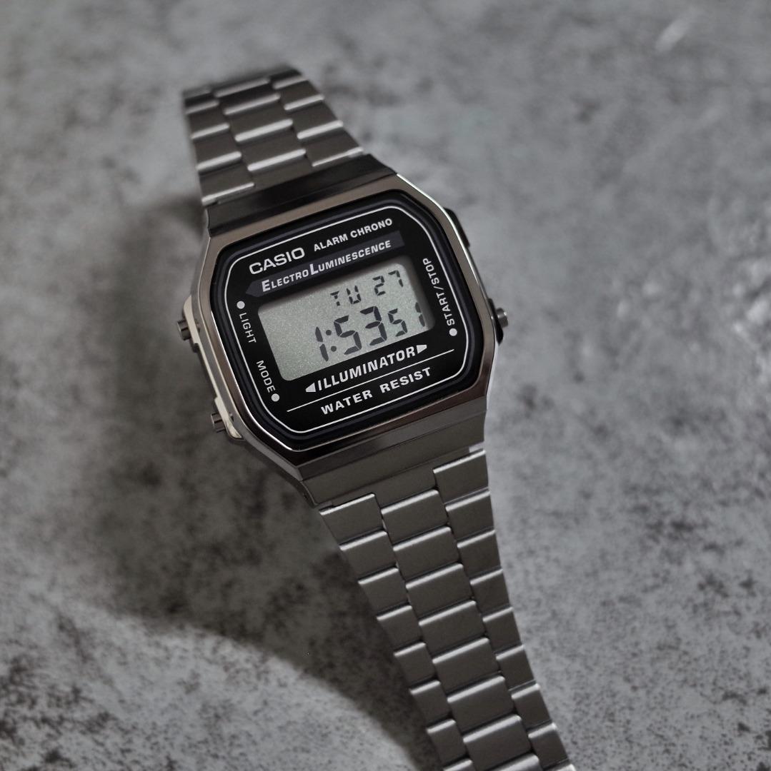 佐敦門市 現貨 100% 全新 Casio A168 A168WGG-1A A168WGG 簡單 簡約 Basic 運動風 square 經典 ...