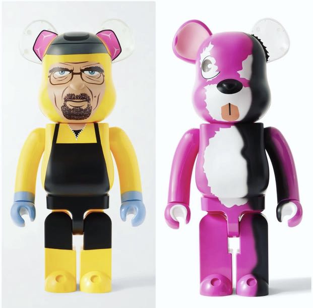 勁靚！最後一對現貨 Bearbrick bad pink bear breaking bad walter white 1000%, 興趣及 ...
