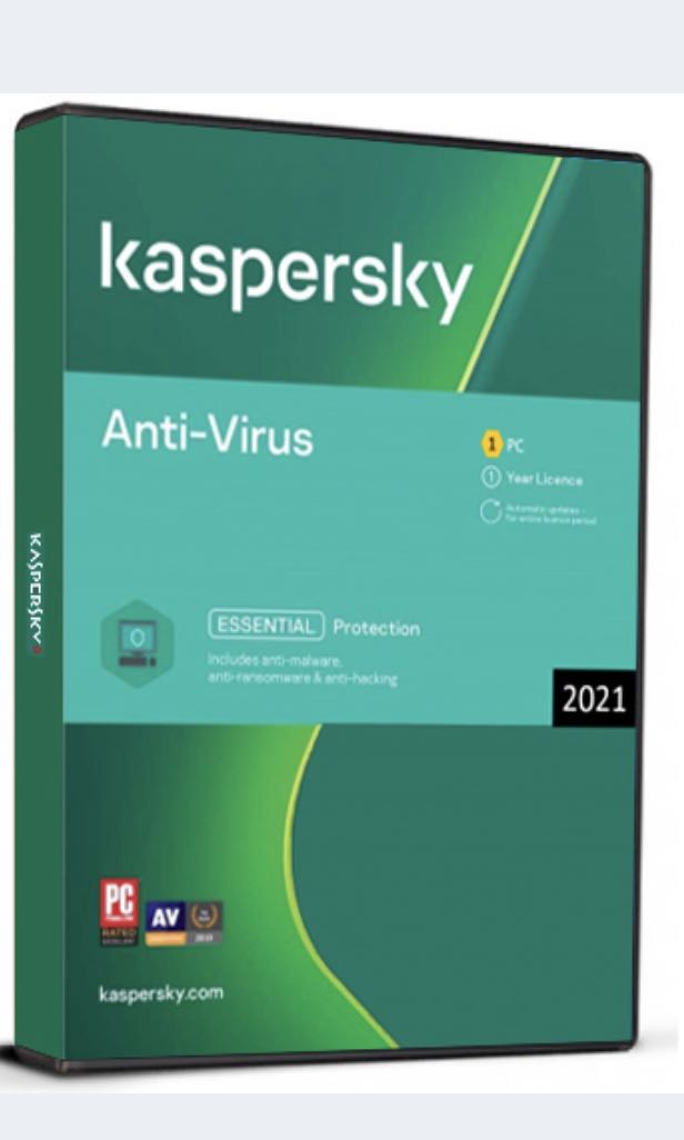 防毒軟件 Kaspersky Anti Virus 2021 ( 1年 /1 電腦 授權）, 電腦＆科技, 電腦周邊及配件, 電腦軟件 - Carousell