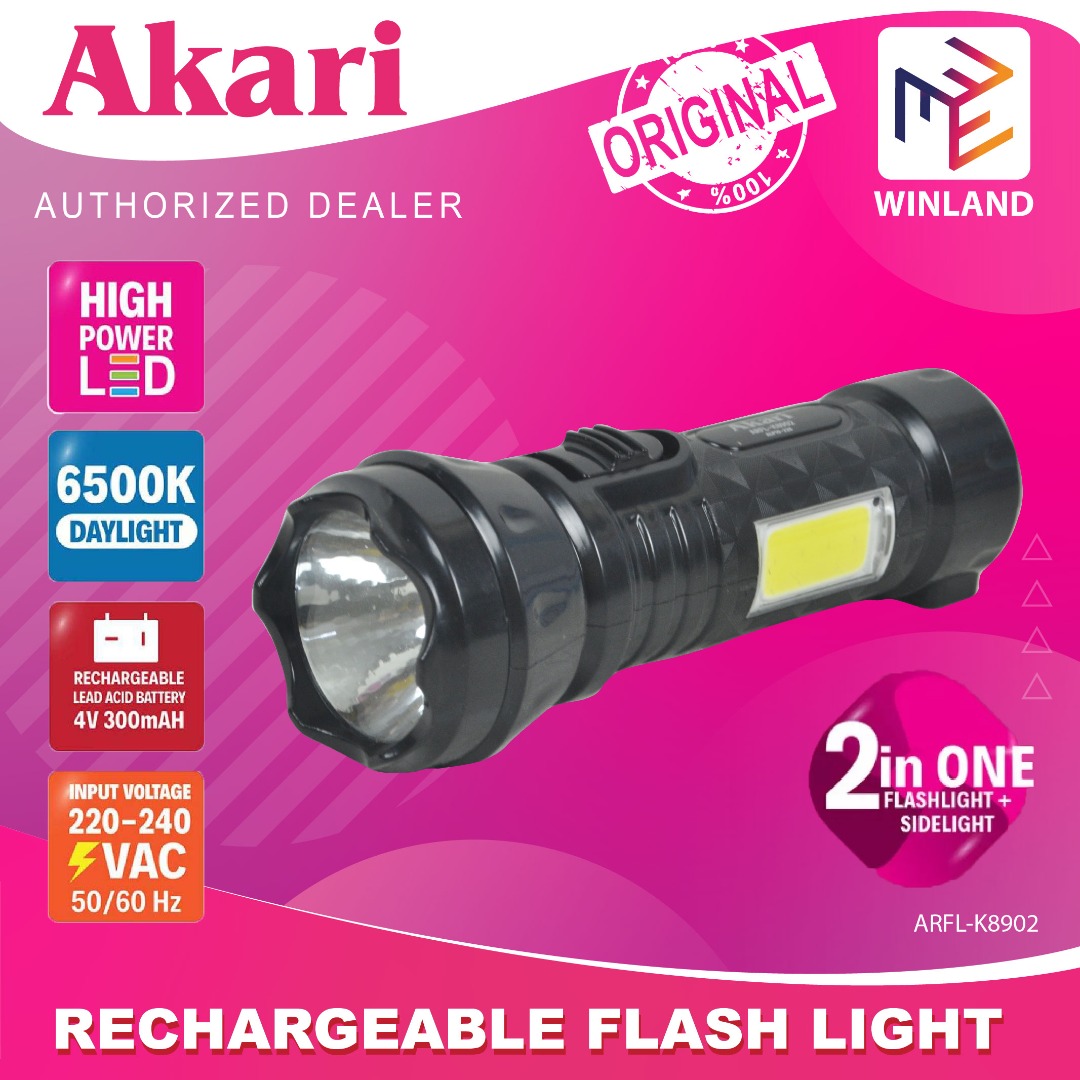 AKARI / ZIGMA LED FLASHLIGHT RECHARGEABLE, Sports Equipment, Other ...