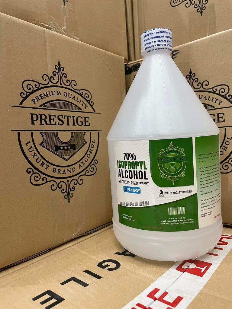Alcohol per gallon, Beauty & Personal Care, Sanitary Hygiene on Carousell