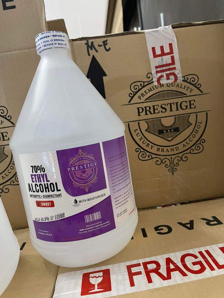 Alcohol per gallon, Beauty & Personal Care, Sanitary Hygiene on Carousell