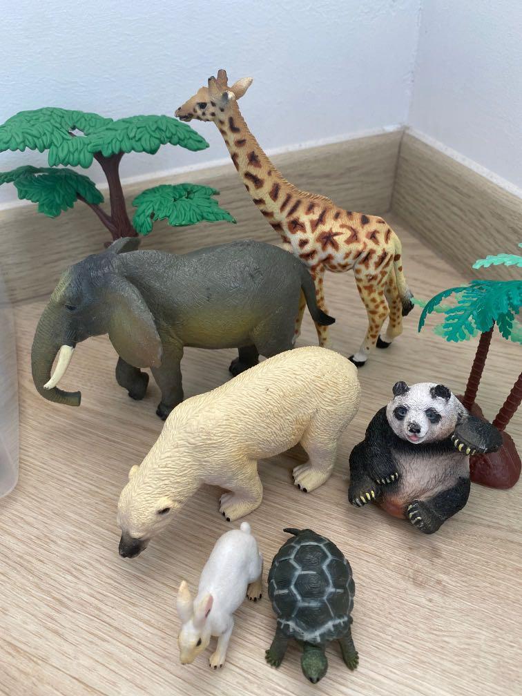Animals figure. Zoo wild animals for kids., Hobbies & Toys, Toys ...