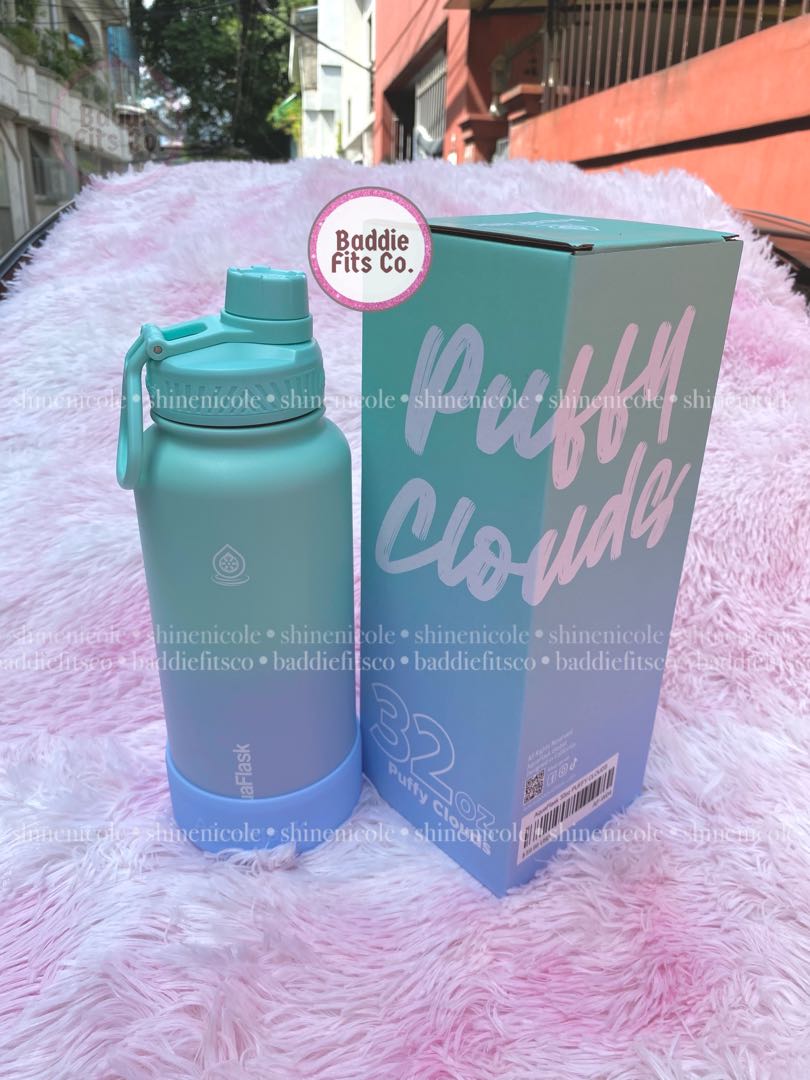 AQUAFLASK PUFFY CLOUDS 32oz LIMITED EDITION, Furniture & Home Living ...