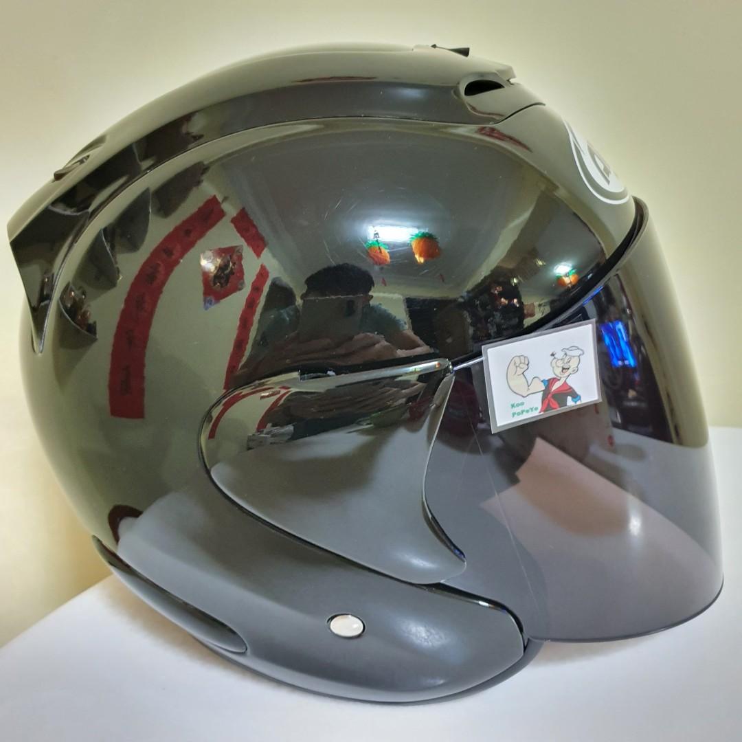 ARC RITZ HELMET BLACK COLOUR, Motorcycles, Motorcycle Accessories on ...