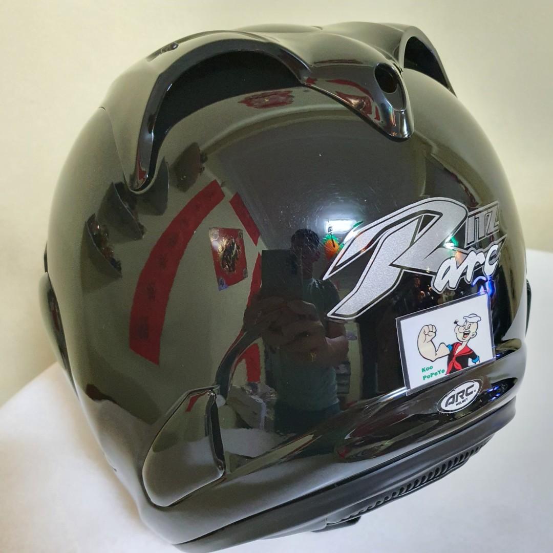 ARC RITZ HELMET BLACK COLOUR, Motorcycles, Motorcycle Accessories on ...