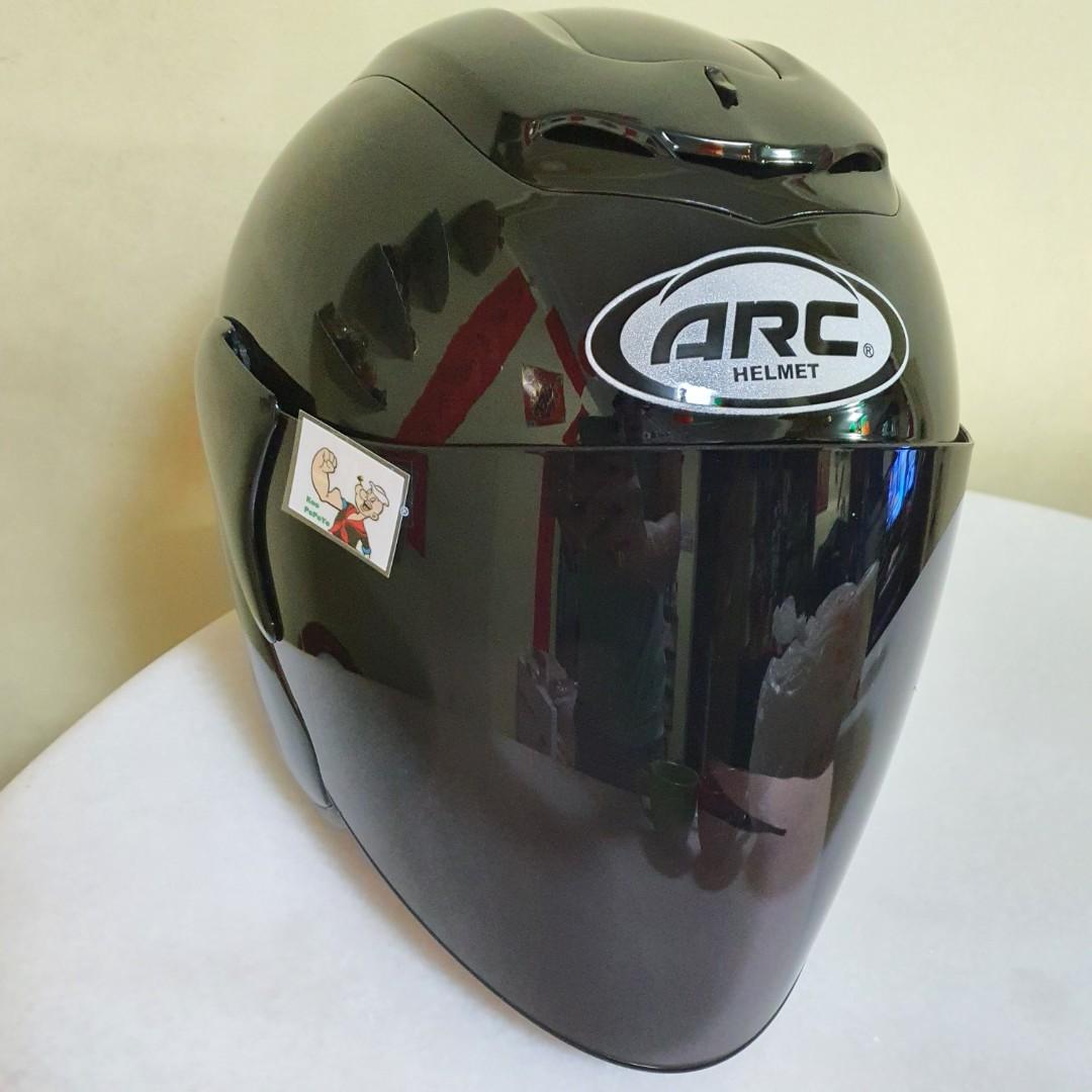 ARC RITZ HELMET BLACK COLOUR, Motorcycles, Motorcycle Accessories on ...