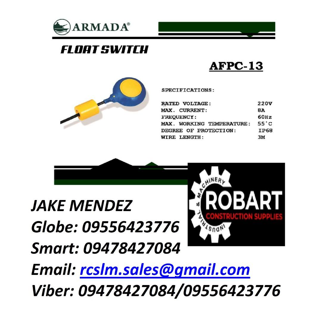 ARMADA FLOAT SWITCH, Commercial & Industrial, Construction Tools ...