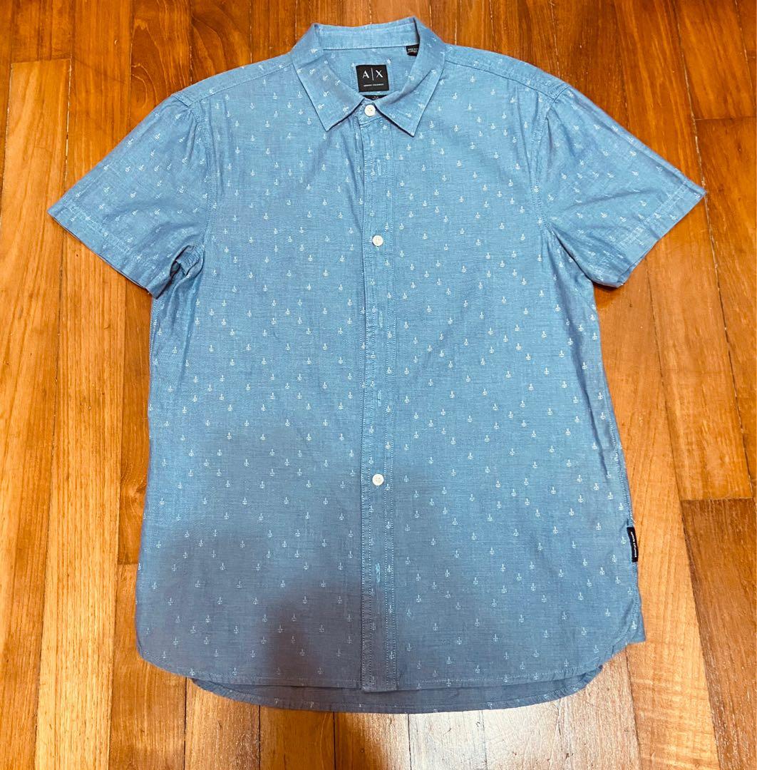 Armani Exchange AX shirt, Men's Fashion, Tops & Sets, Tshirts & Polo ...