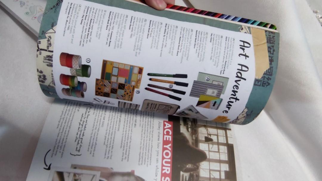 Art craft magazine Abbey Sy with stickers, Hobbies & Toys, Books ...
