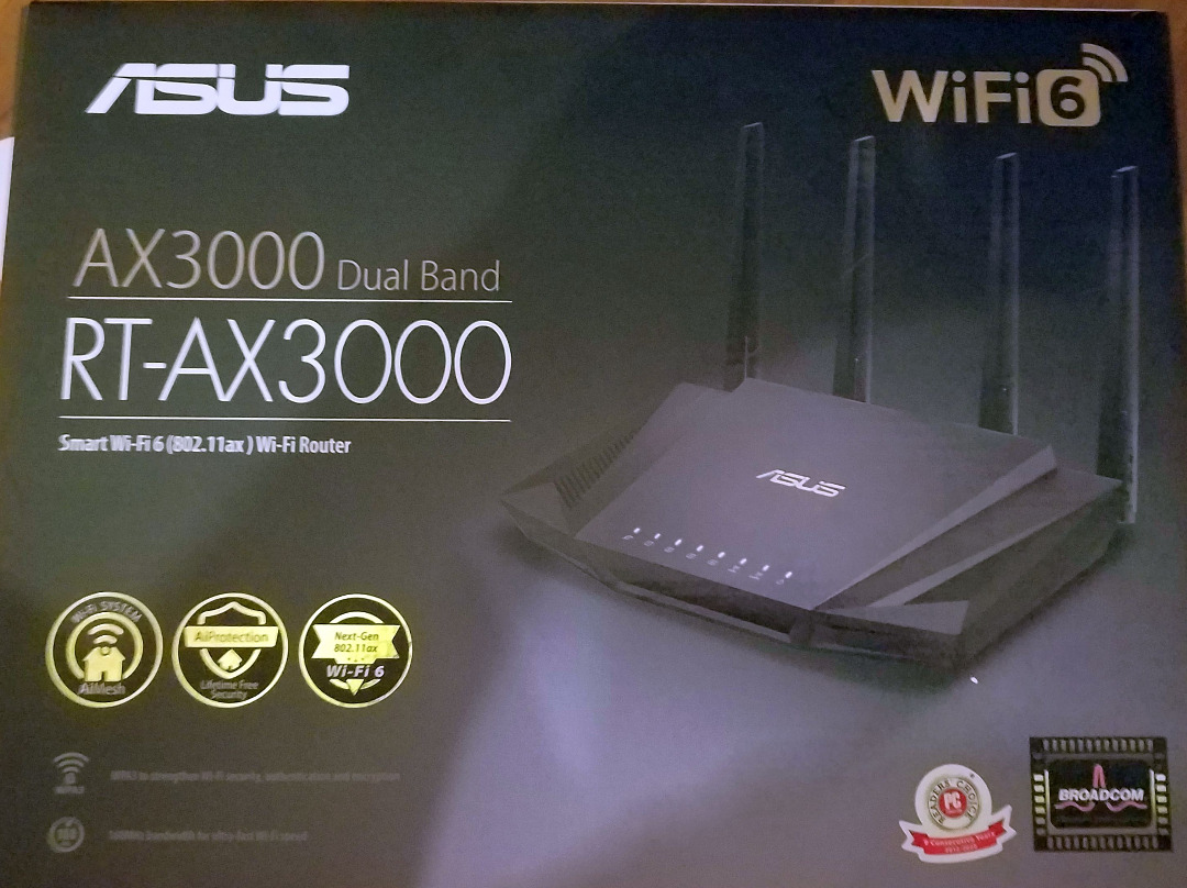 Asus RT-AX3000 router., Computers & Tech, Parts & Accessories ...