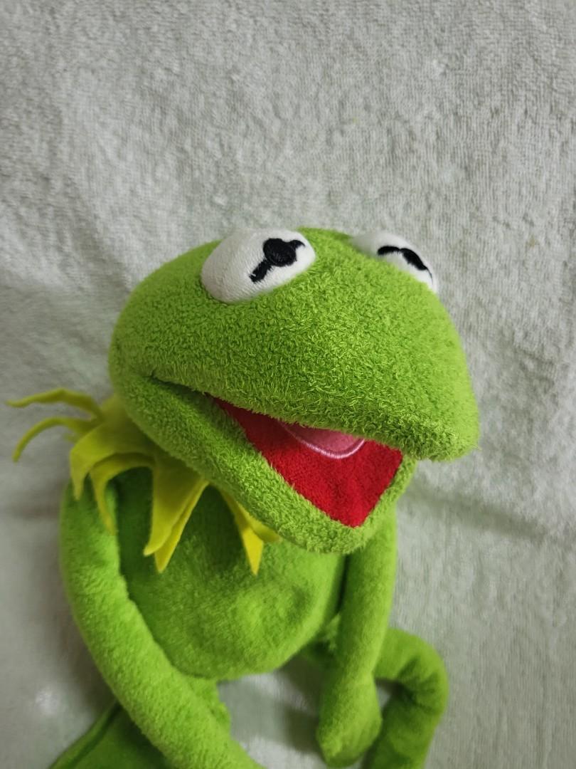 Authentic Disney Store Jim Henson Muppets Kermit The Frog Beanie Plush ...