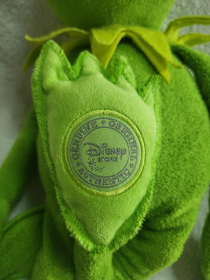 Authentic Disney Store Jim Henson Muppets Kermit The Frog Beanie Plush ...