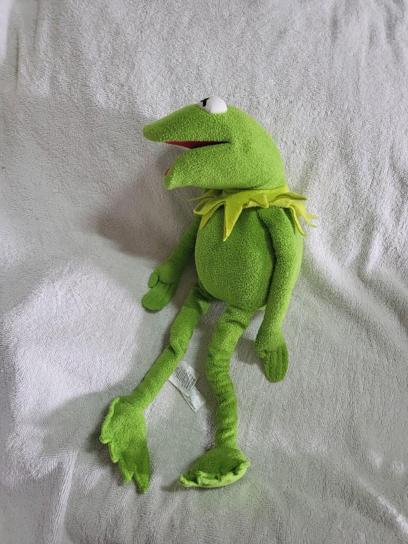 Authentic Disney Store Jim Henson Muppets Kermit The Frog Beanie Plush ...
