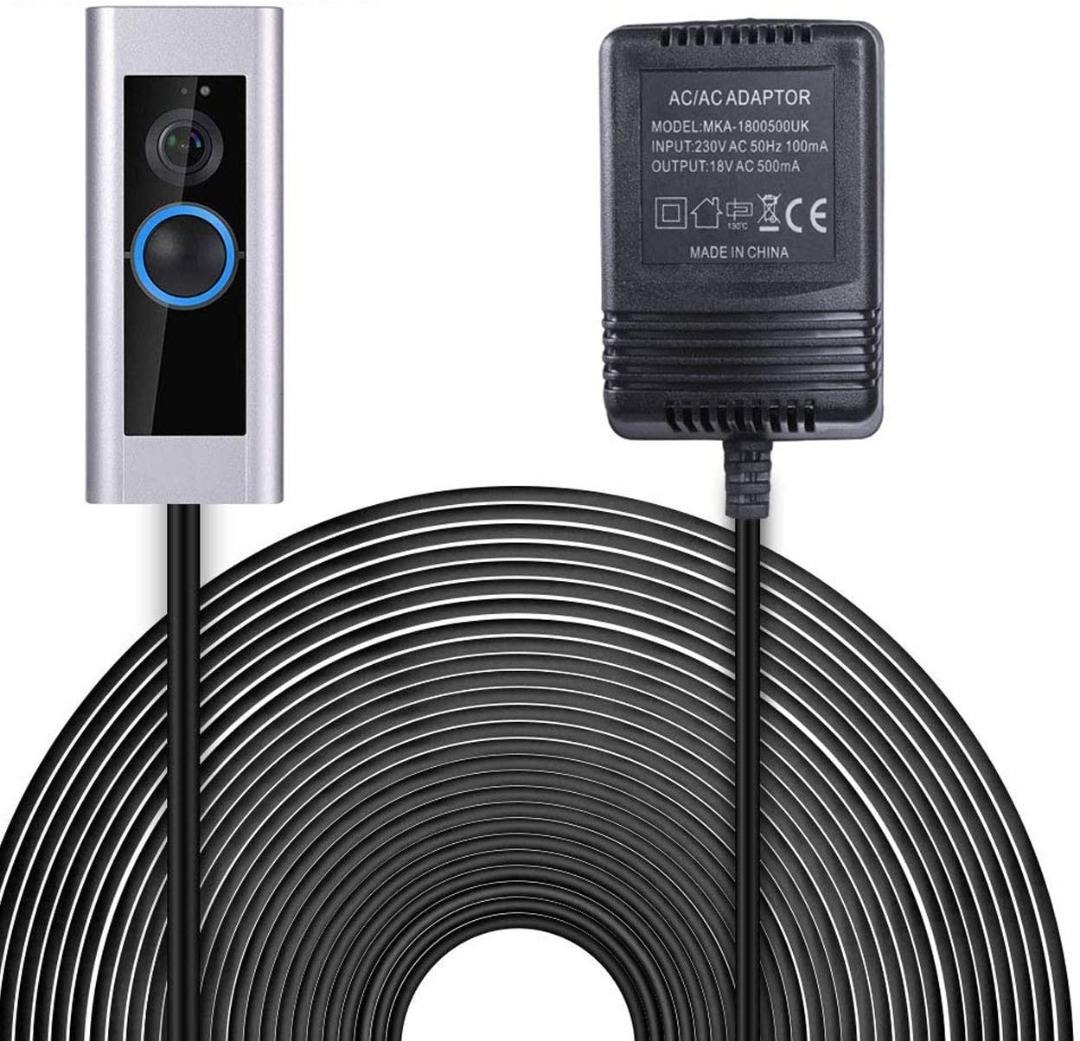 [B722] Power Adapter for Ring Video Doorbell with 6M Wires, Power ...