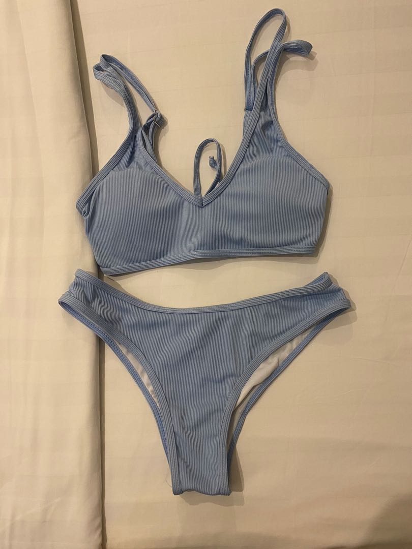 Baby Blue Bikini, Women's Fashion, Swimwear, Bikinis & Swimsuits on ...