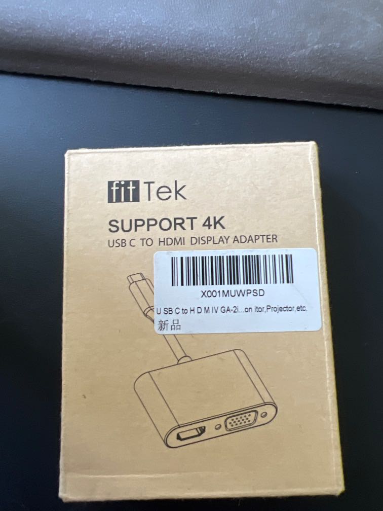 BNIB Usb-c hdmi VGA adapter 2 in 1, Computers & Tech, Parts ...