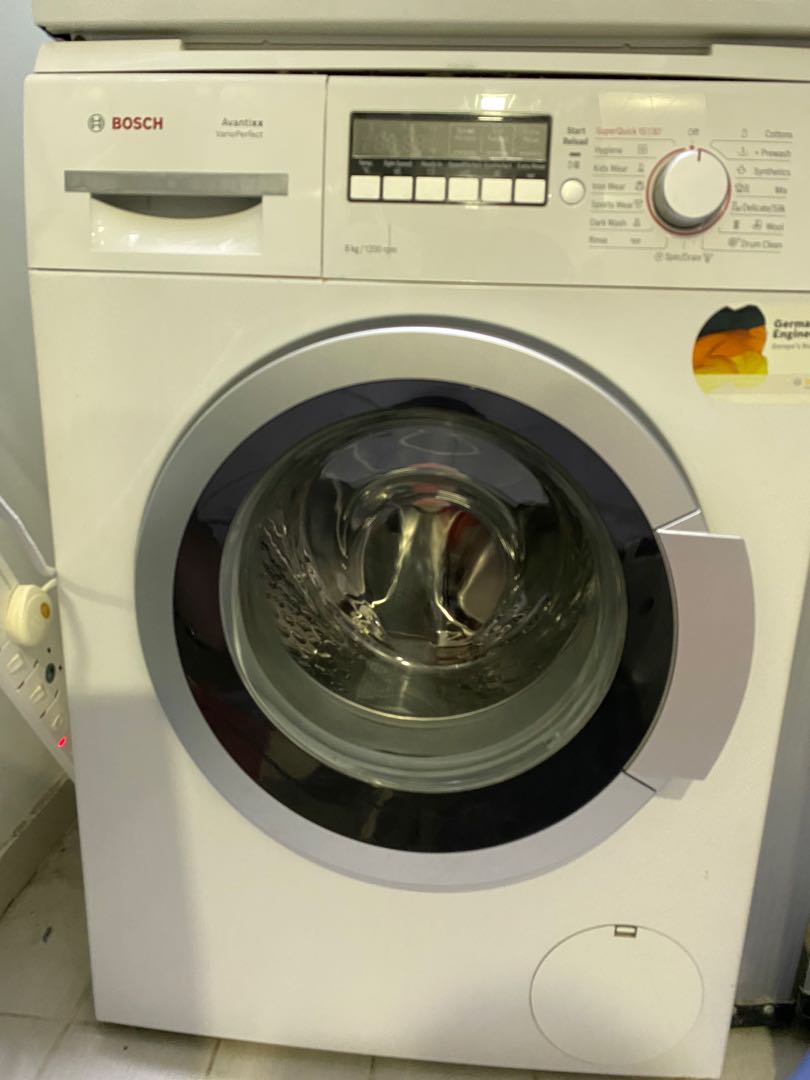 Bosch 8Kg/1200rpm Washing Machine (German Engineered), TV & Home ...