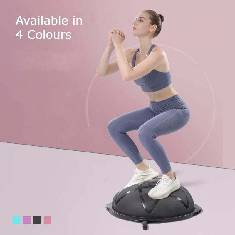 Bosu Ball 63cm Full Body Balance Strength Trainer Equipment Ball with ...