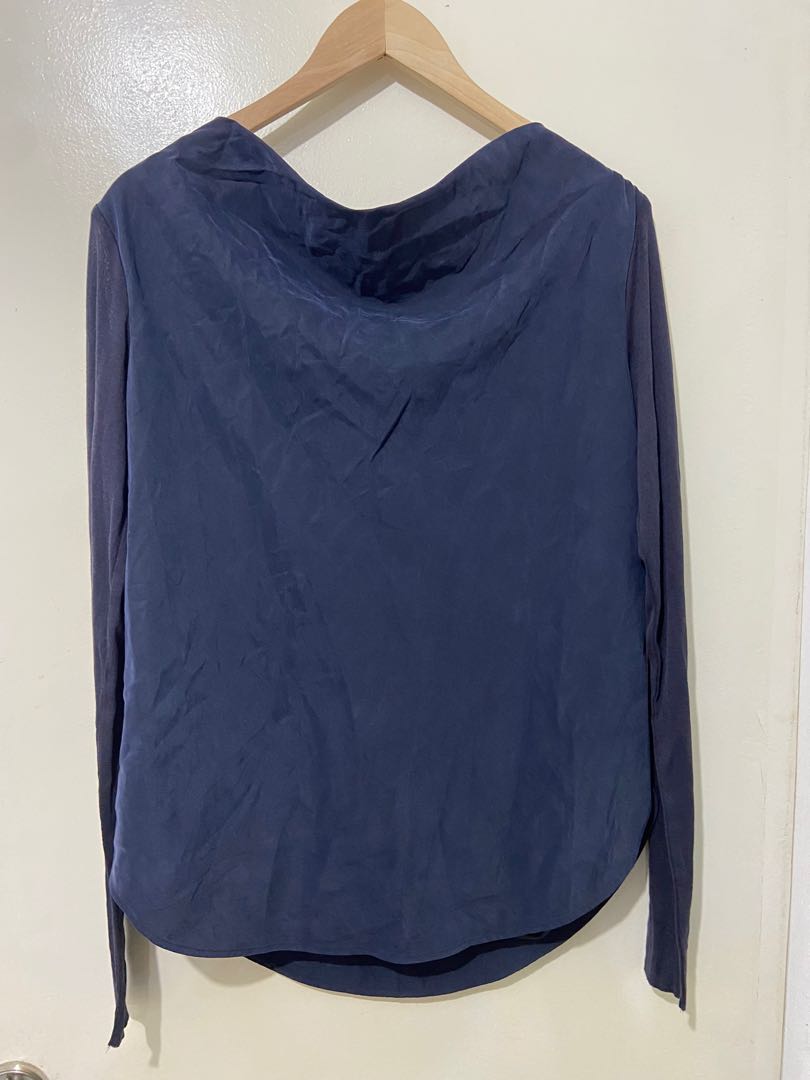 Brand New COS Blue Top, Women's Fashion, Tops, Blouses on Carousell