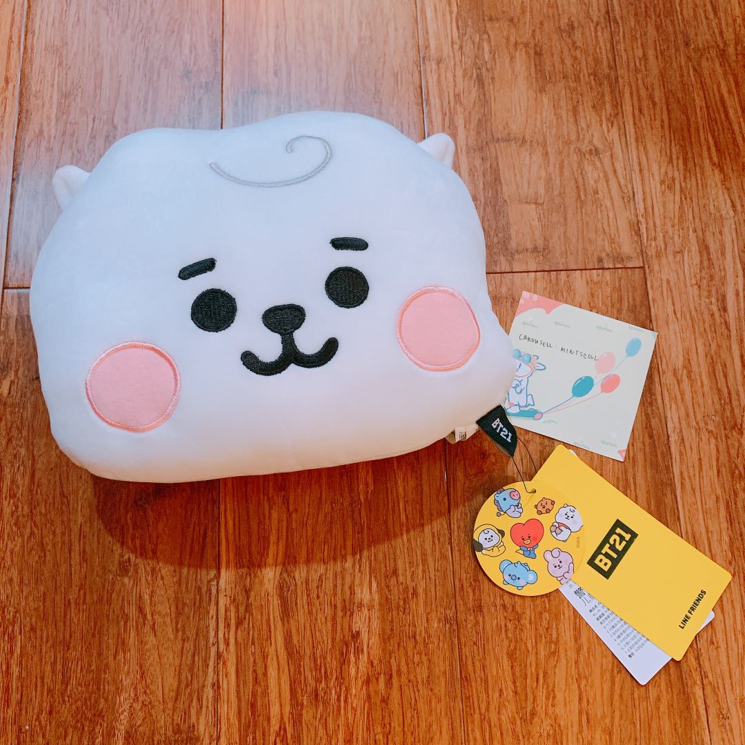 BT21 Baby RJ Car / Neck Pillow, Hobbies & Toys, Memorabilia ...