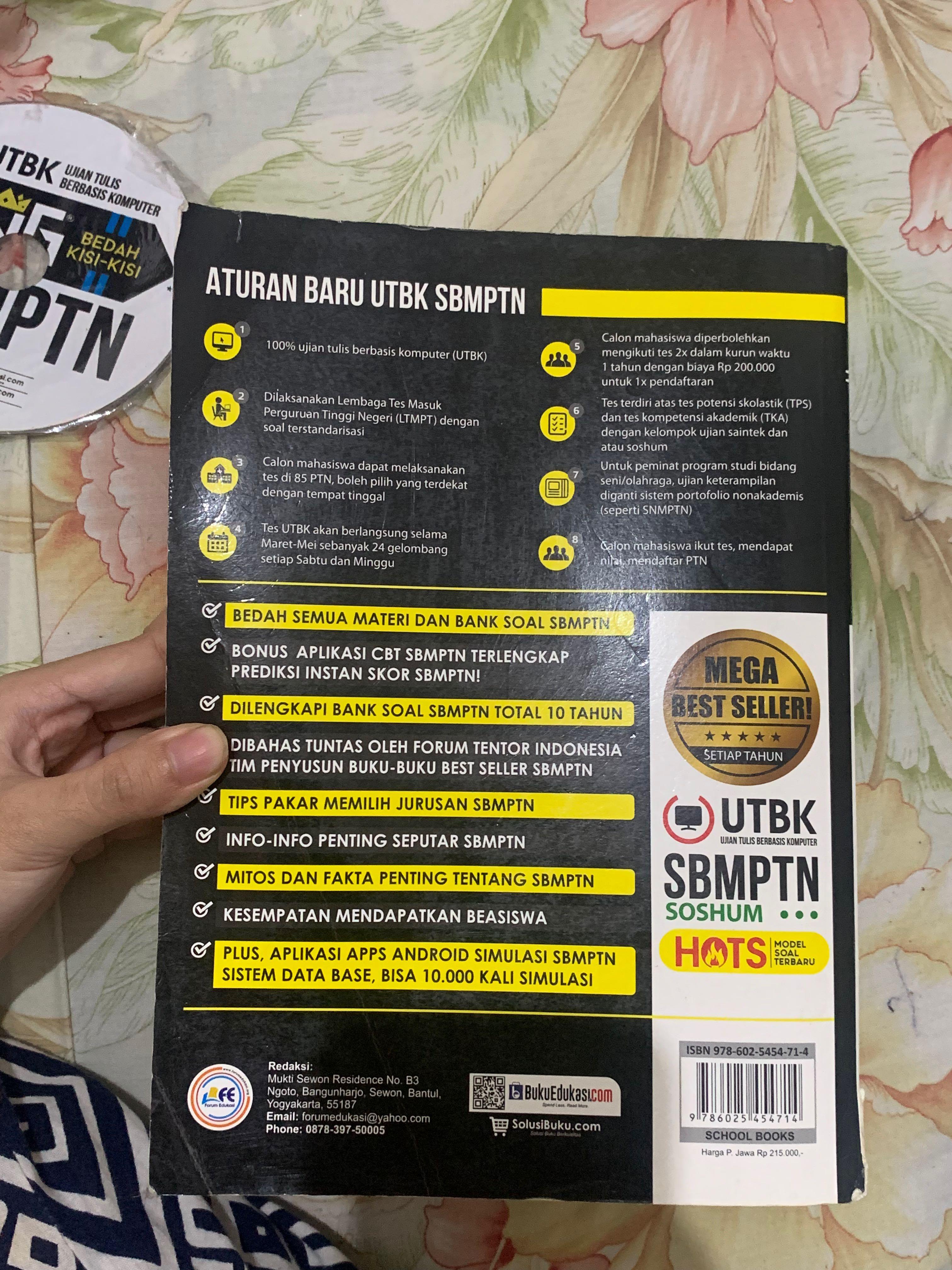 BUKU KING UTBK SBMPTN 2020, PERSIAPAN UTBK 2023, BUKU SOAL,PEMBAHASAN ...